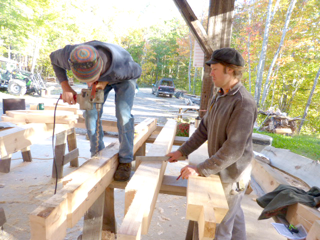 Timber-Frame Construction Workshop at HVNC - The Lincoln County News