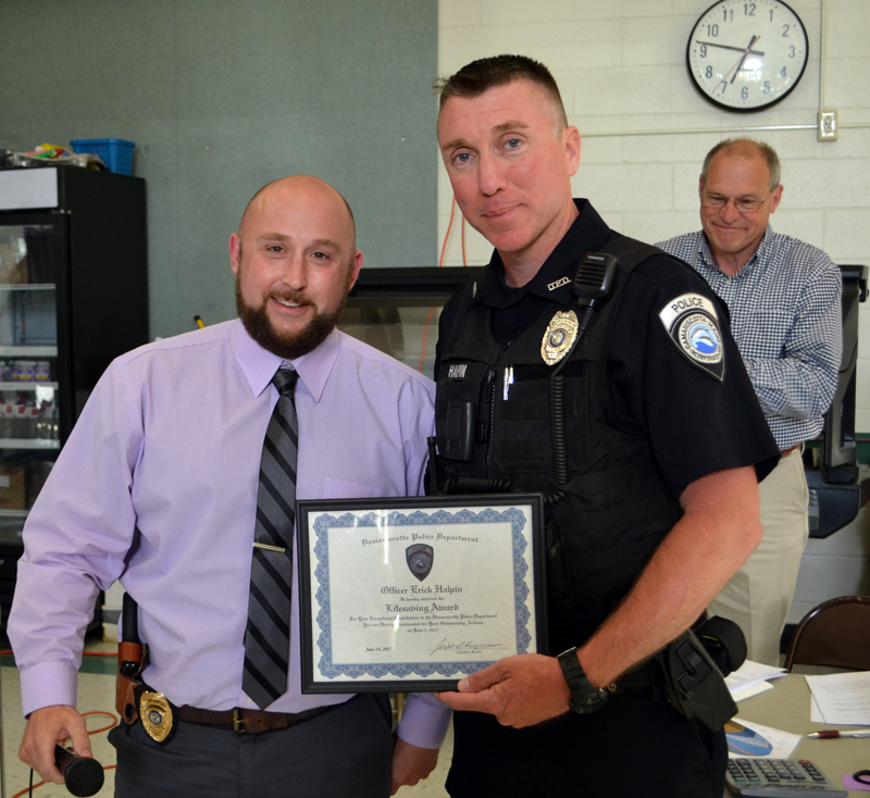 Damariscotta Recognizes Police Officer, Outgoing Selectman at Town ...