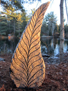 Slate Carving, Stone Leaves Demonstrations in Boothbay - The Lincoln ...