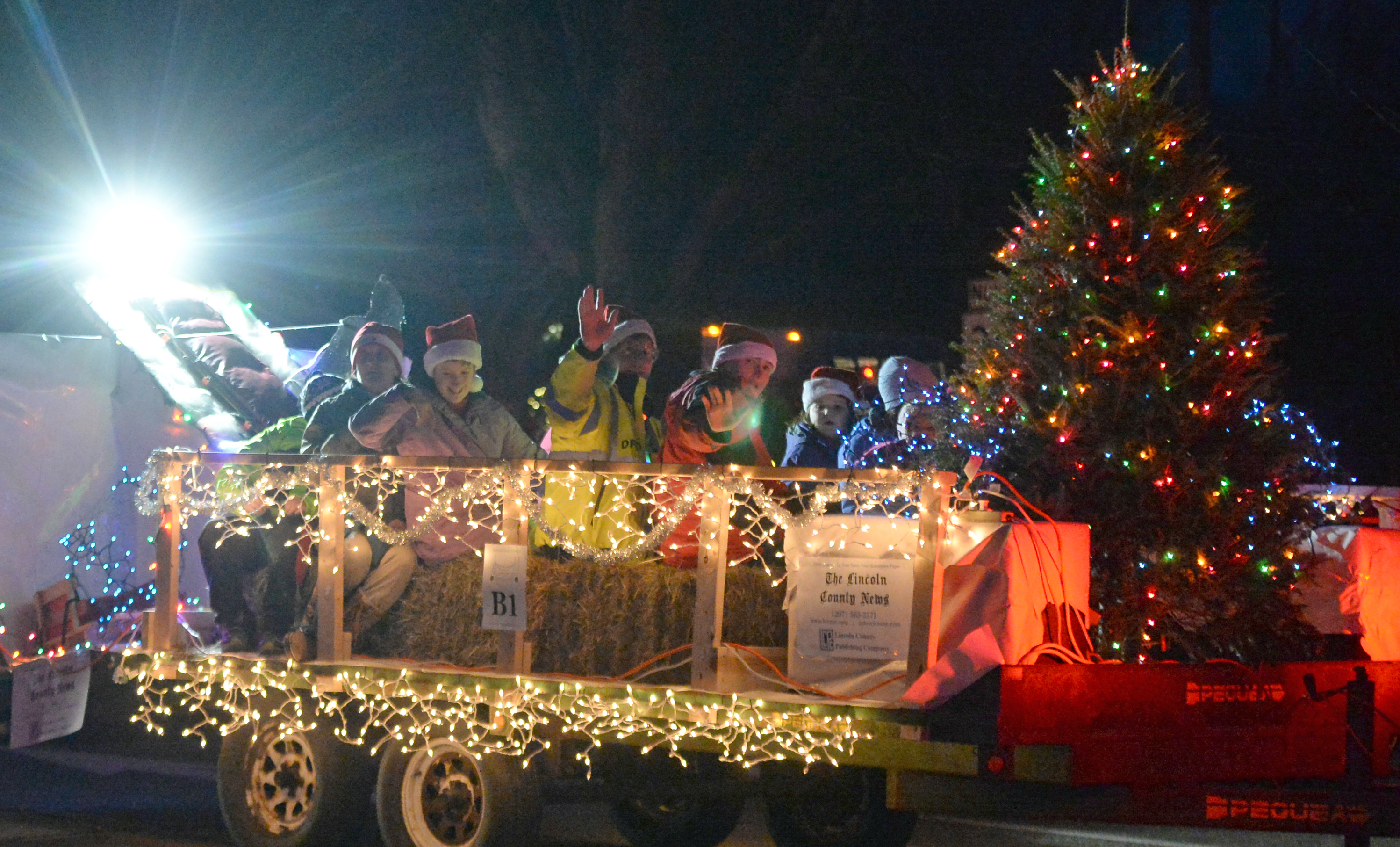The Lincoln County News parade float. (Paula Roberts photo) - The ...