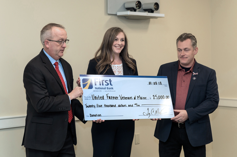 First National Bank Donates to United Farmer Veterans of Maine - The ...