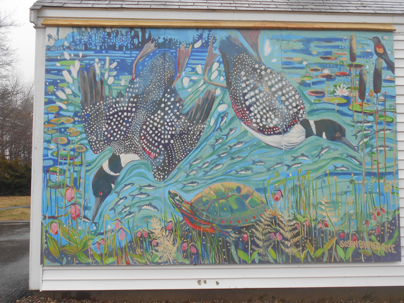 Susan Bartlett Rice Mural Highlights Pemaquid Watershed - The Lincoln ...