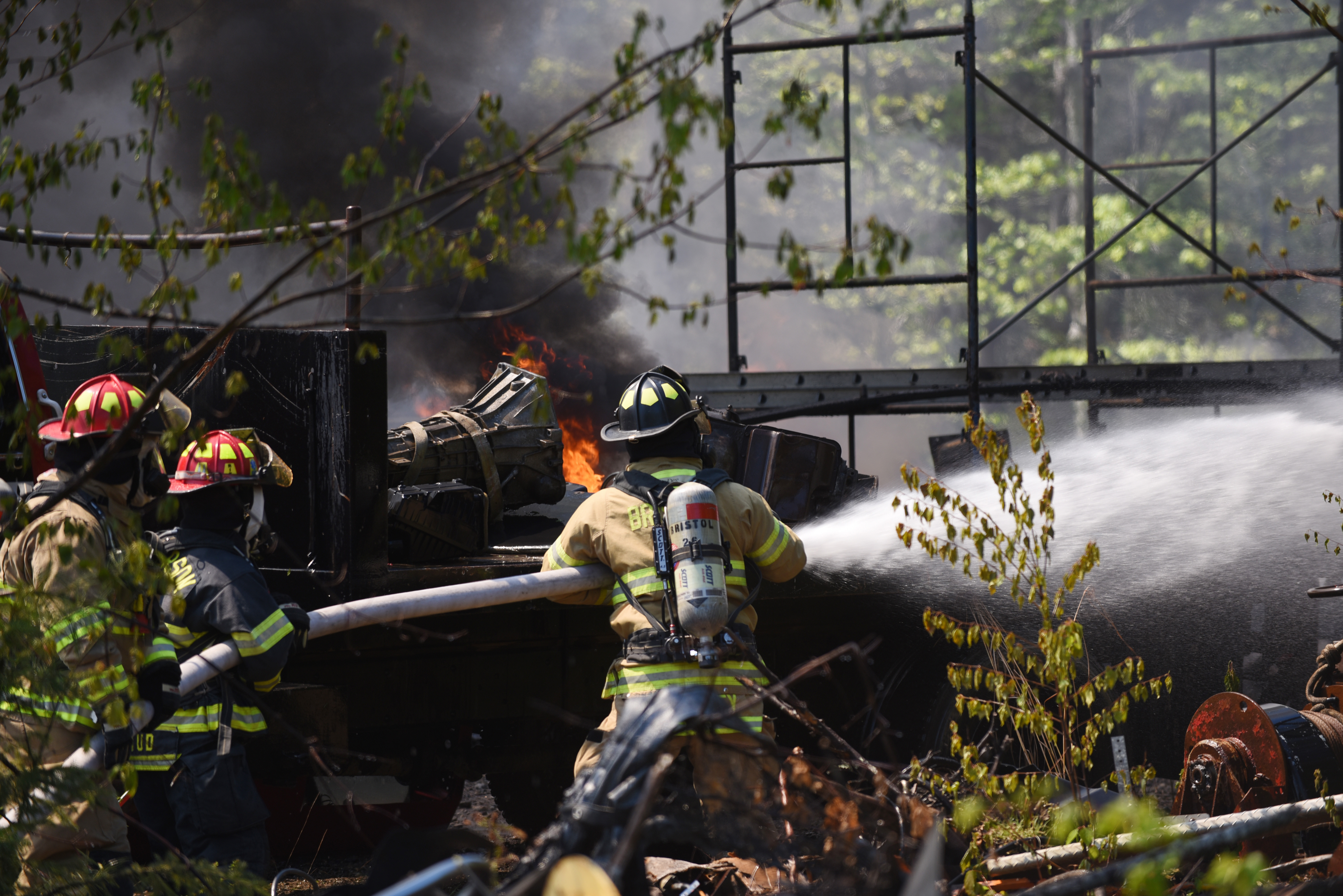 Workshop, Vehicles Burn in Walpole - The Lincoln County News