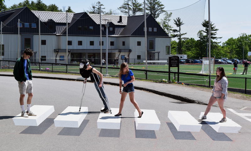 3-D Crosswalk to Add Dimension to LA Campus - The Lincoln County News