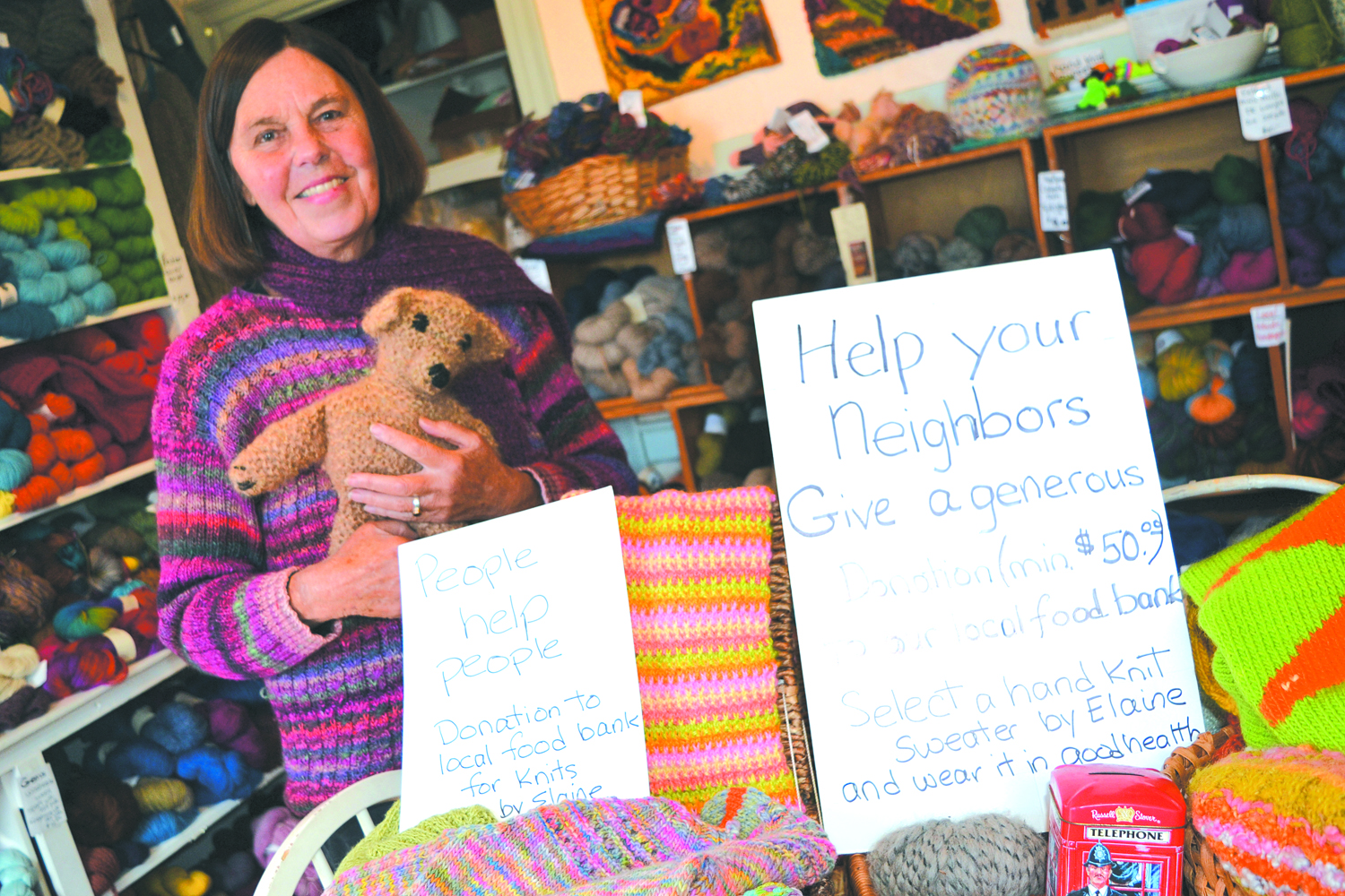 Yarn Shop Helps Ease Food Insecurity with Unique Donation Campaign ...