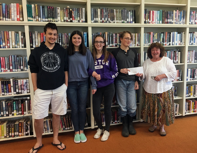 LA Library Team Supports Whitefield Library - The Lincoln County News