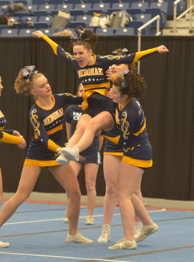 Medomak Cheerleaders Place Second at KVAC - The Lincoln County News