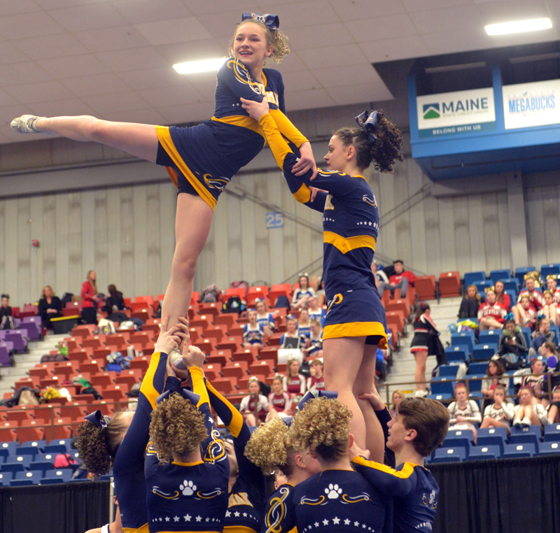 Medomak Valley Cheerleaders Take Third at States - The Lincoln County News