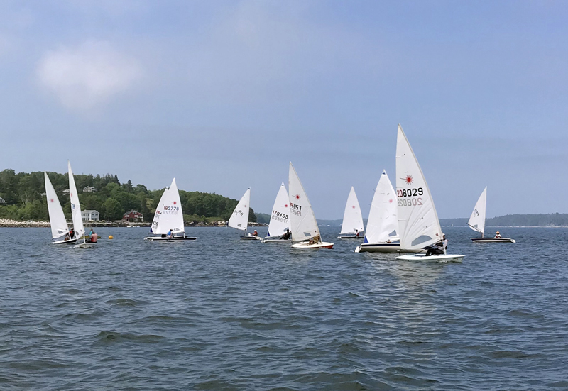 Laser States Sail Race in Round Pond - The Lincoln County News