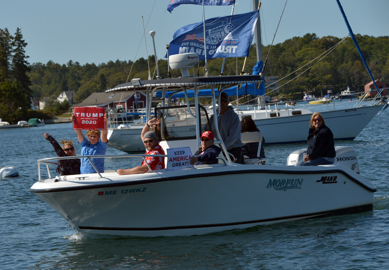 Nearly 50 Boats Participate in Trump Parade - The Lincoln County News