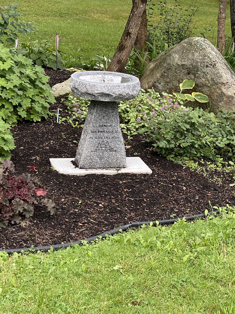 Tribute to Mark Biscoe at Memorial Garden - The Lincoln County News