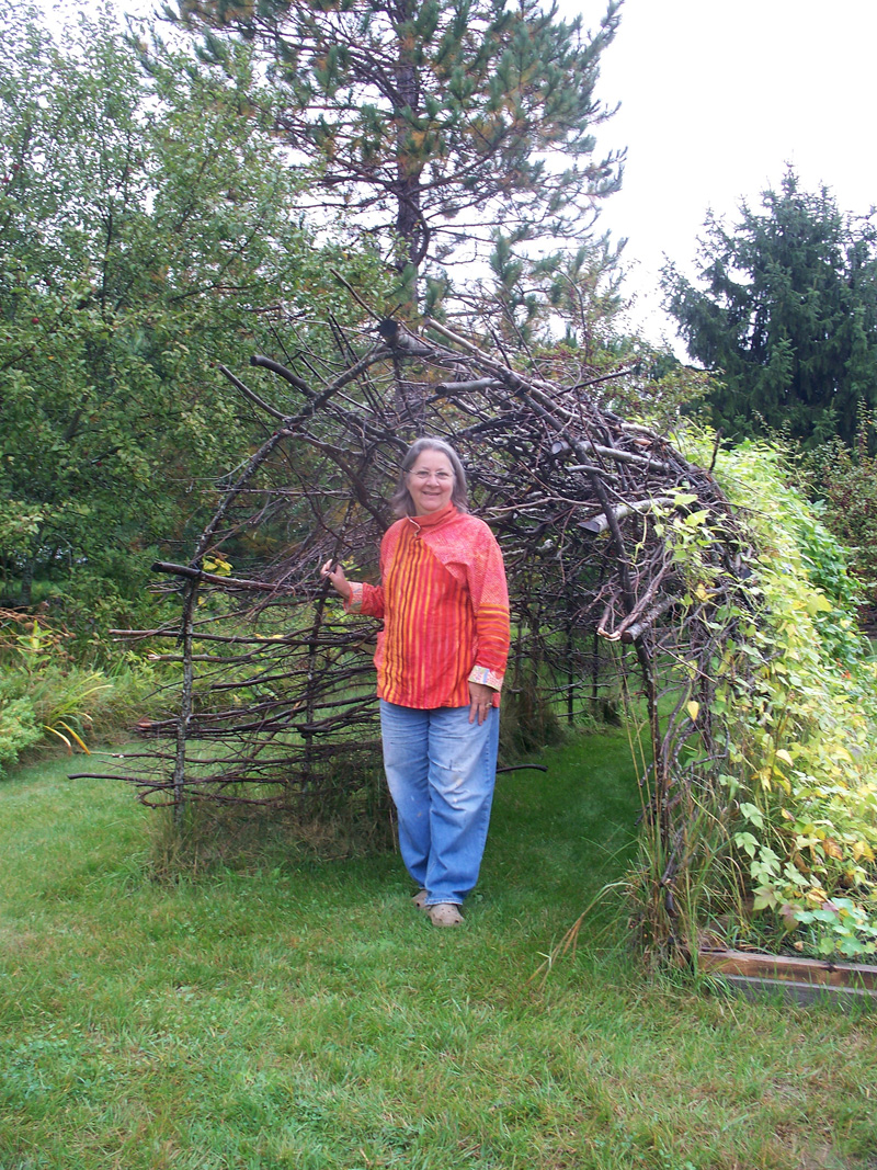Twig Art Build at Wiscasset Art Walk - The Lincoln County News