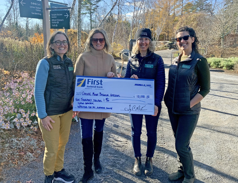 First National Bank Supports Coastal Maine Botanical Gardens - The ...