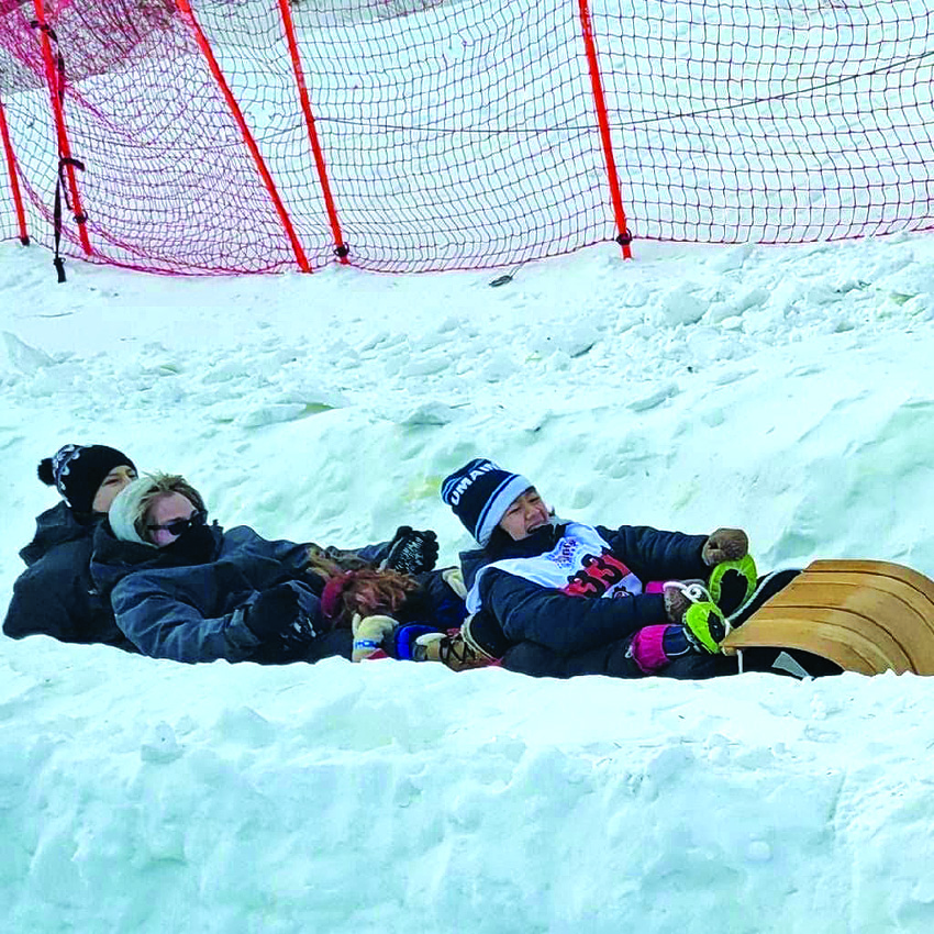 NCS Students Compete in Toboggan Race - The Lincoln County News
