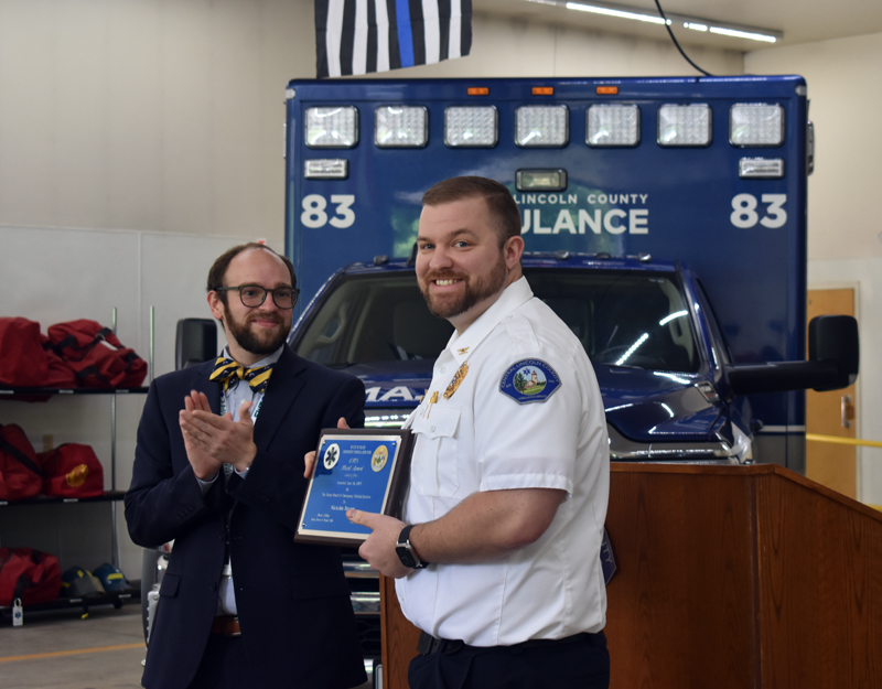 CLC Ambulance Chief Receives State EMS Merit Award - The Lincoln County ...