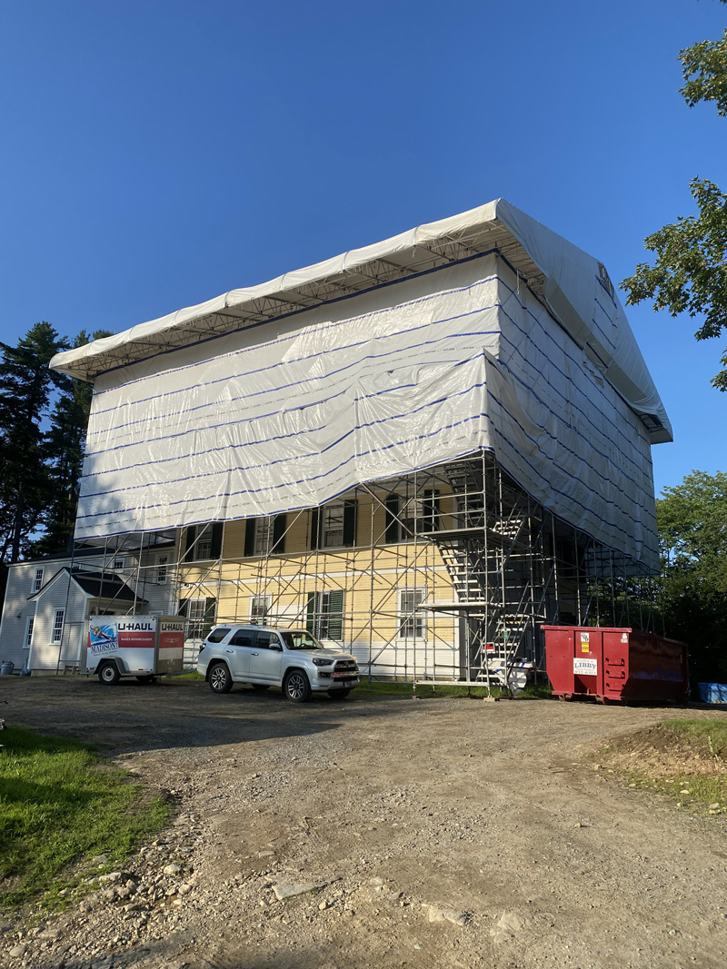 Modern Tent Structure Protects Historic Restoration Project in ...