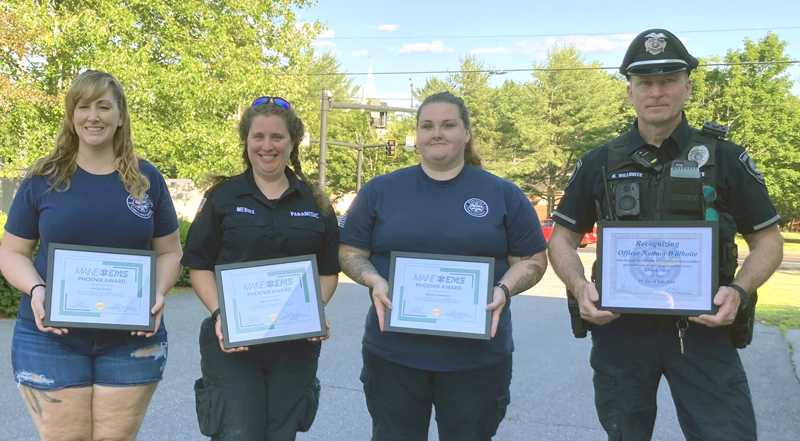 Wiscasset Ambulance Service Employees, Police Officer Recognized for ...