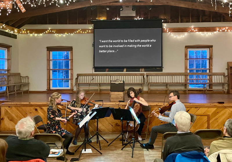 Halcyon String Quartet Concert Aug. 3 - The Lincoln County News