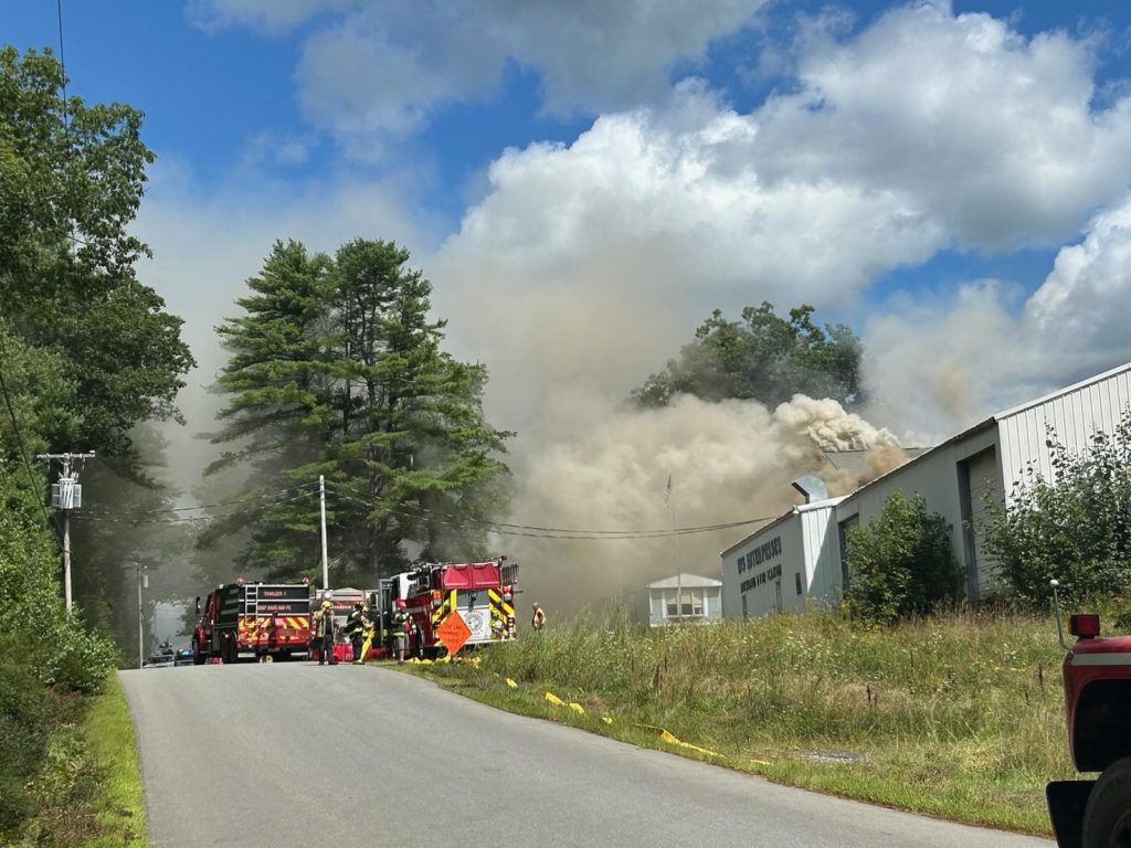 Firefighters Battling Blaze in Jefferson - The Lincoln County News