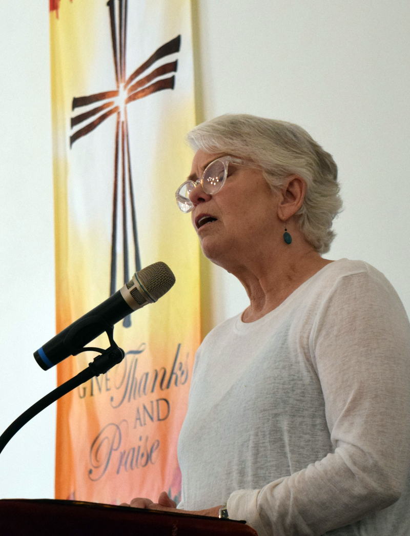 Pastor Marilyn Nichols gives a sermon during the bicentennial se - The ...
