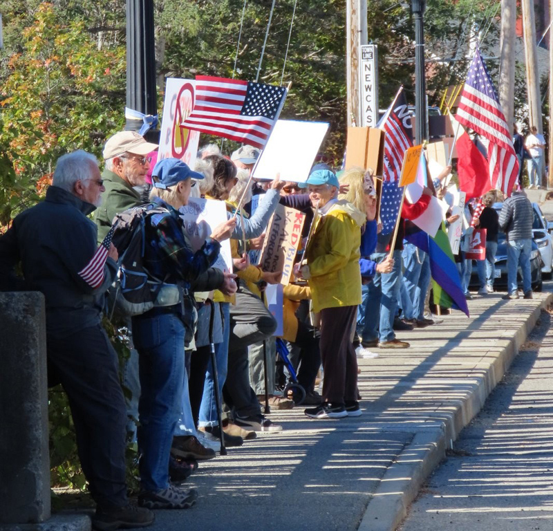 Hundreds Turn Out For Local ‘No Kings’ Rallies - The Lincoln County News